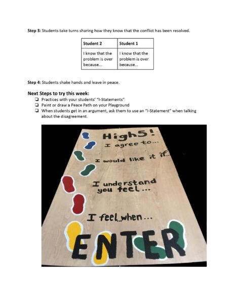 What is a Peace Path and how do I use it in my school? - New England