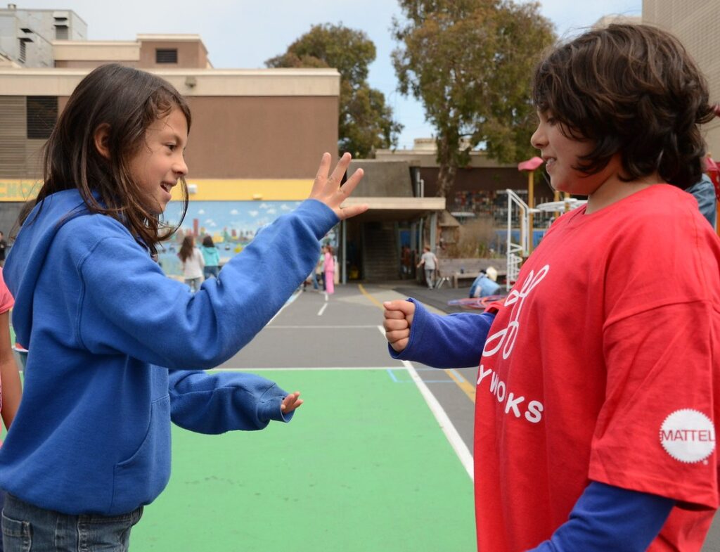 Building skills through play: community-building at recess - New England