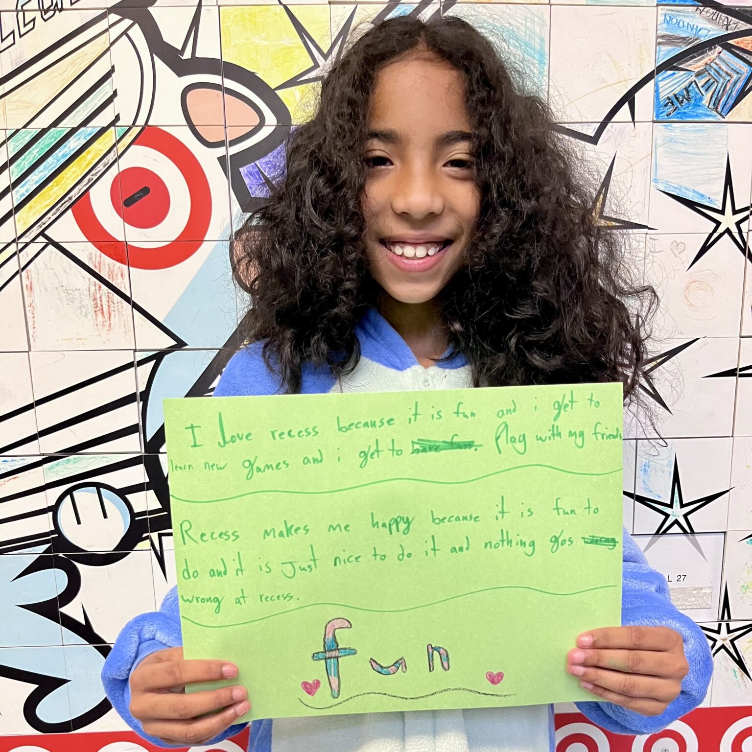 I love recess because... - New England